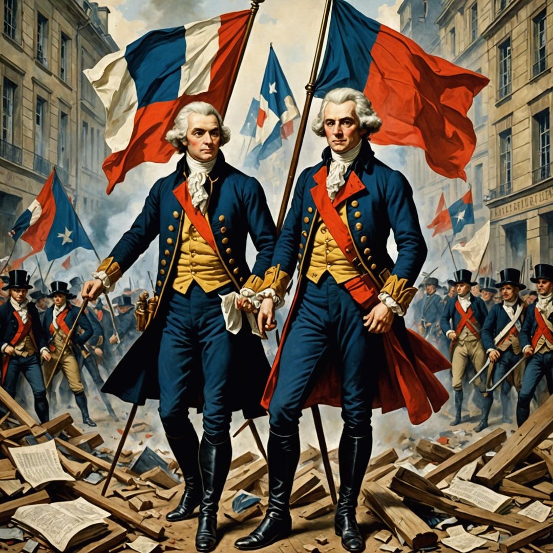 banner with text "fraternity". Two iconic men from the French ...