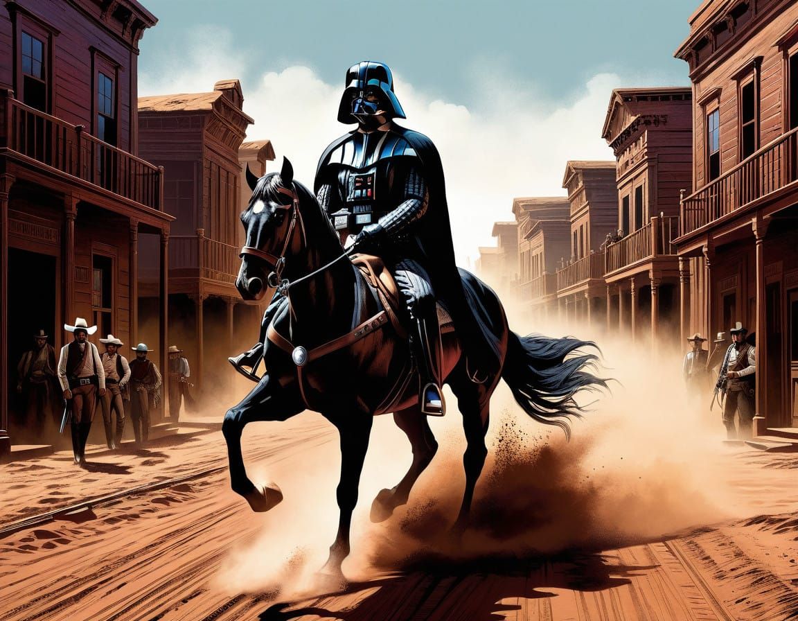 Darth Rides A Horse - Darth Vader Rides a Horse Through the ...