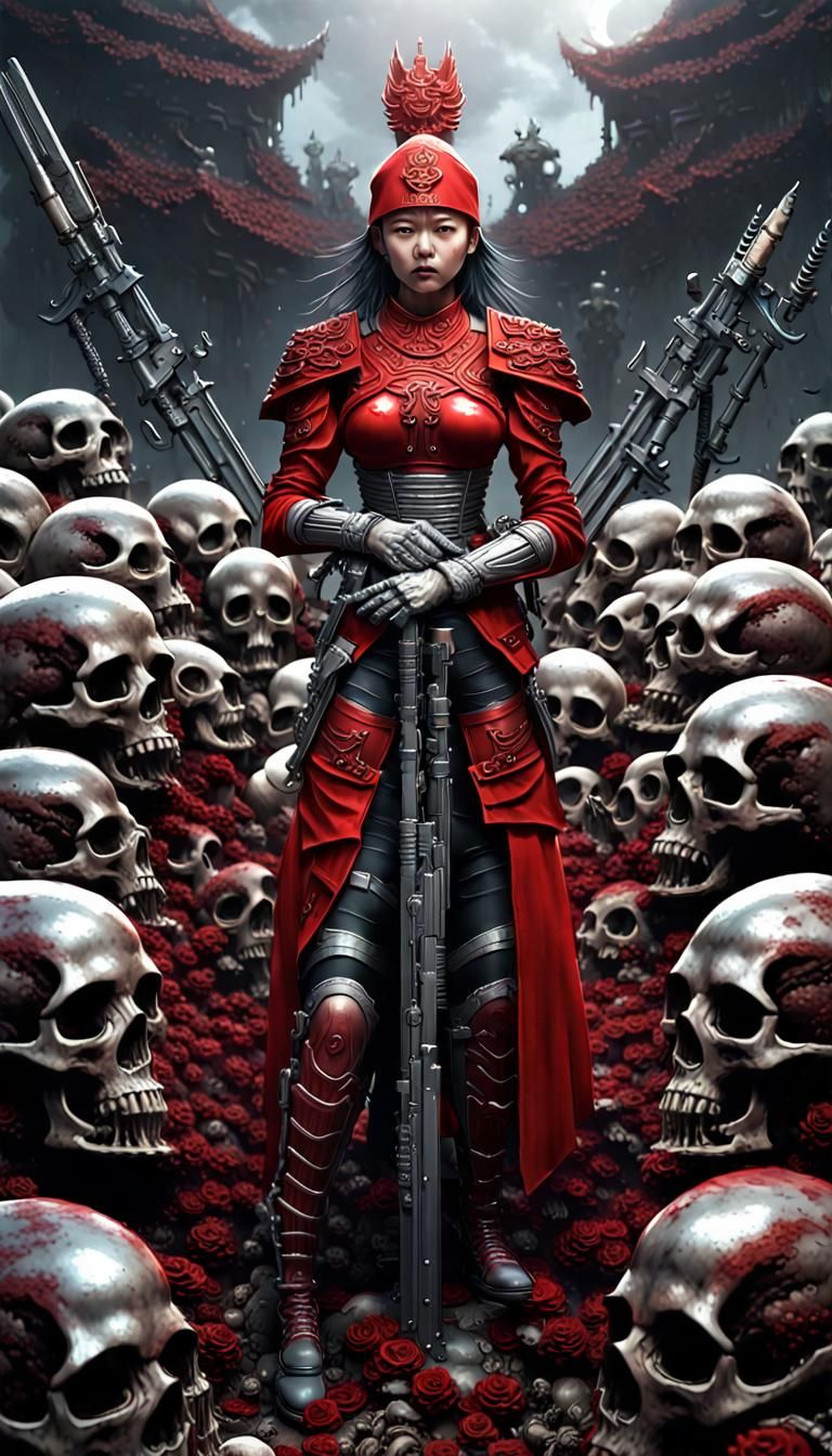 The Red Soldier - AI Generated Artwork - NightCafe Creator