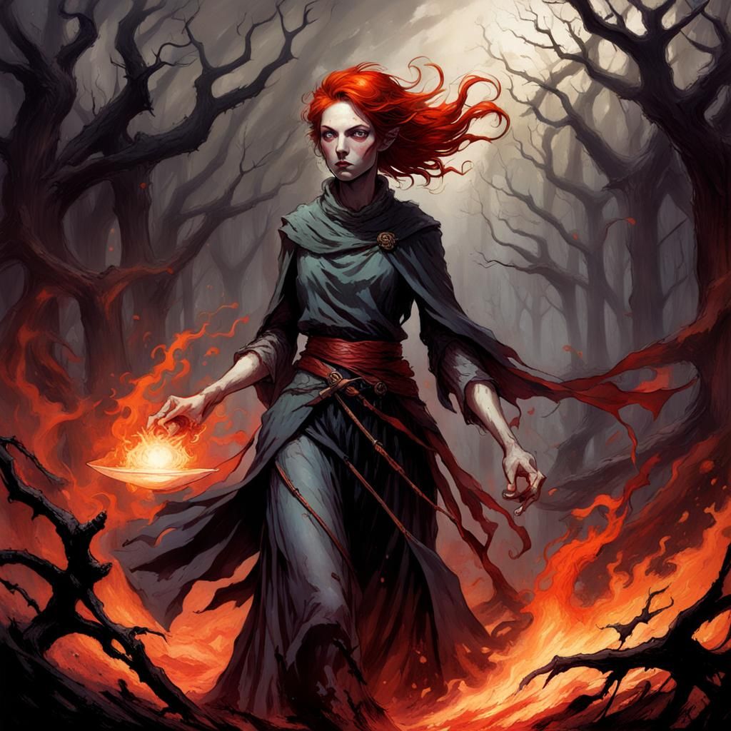 Mary Blood: variant 1 - AI Generated Artwork - NightCafe Creator