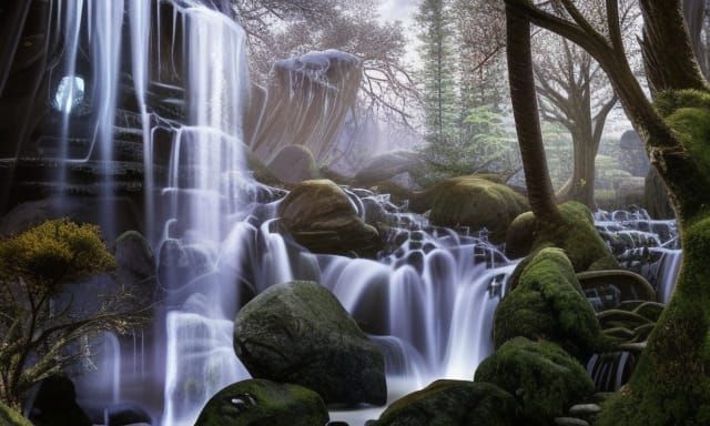 photorealistic; dark fantasy; 8k; lovecraftian; fire, mist, volumetric ...