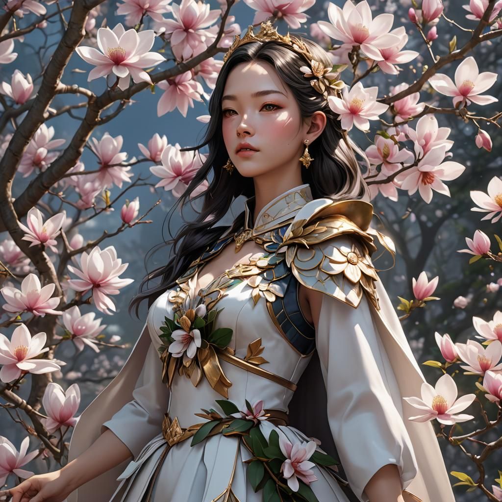 Magnolia - AI Generated Artwork - NightCafe Creator