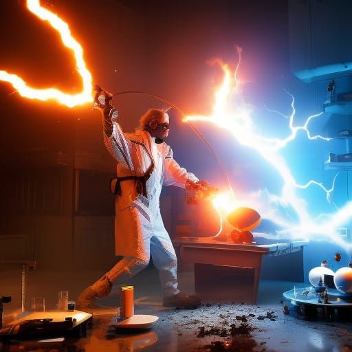 The Mad Scientist - AI Generated Artwork - NightCafe Creator