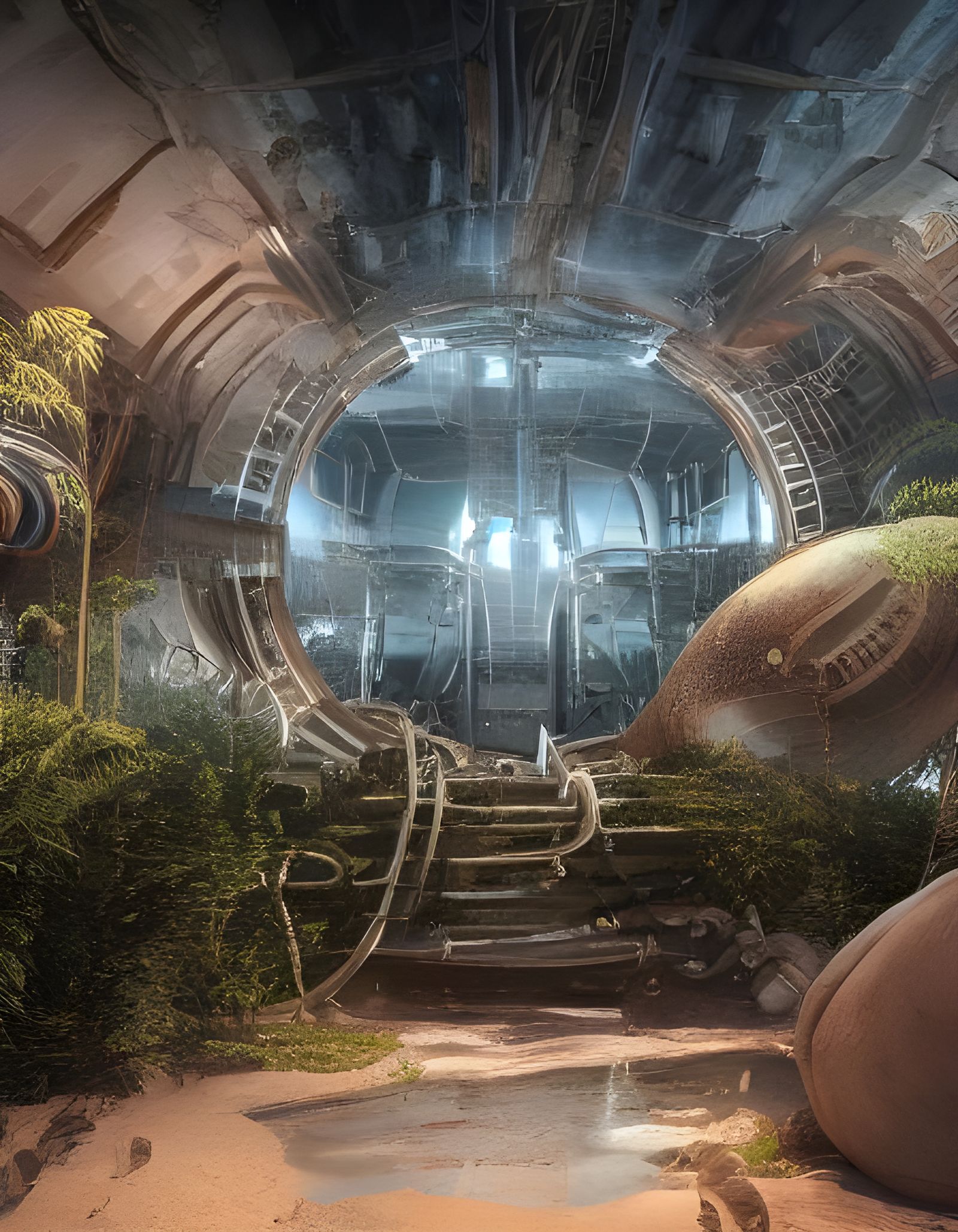 BIOMORPH 9 "The Safe Room" - AI Generated Artwork - NightCafe Creator