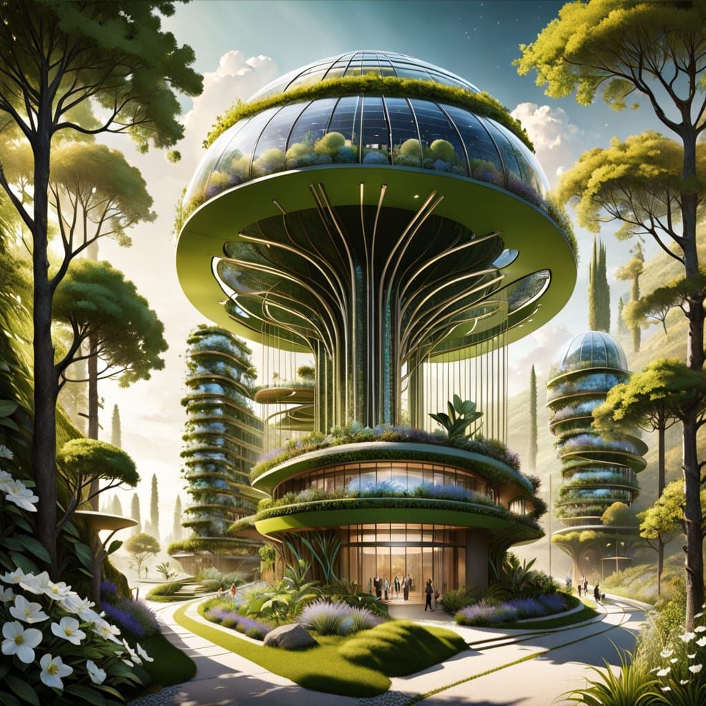 Solarpunk settlement - Solarpunk settlement