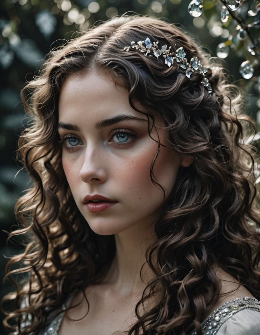 Curled locks 1 - AI Generated Artwork - NightCafe Creator