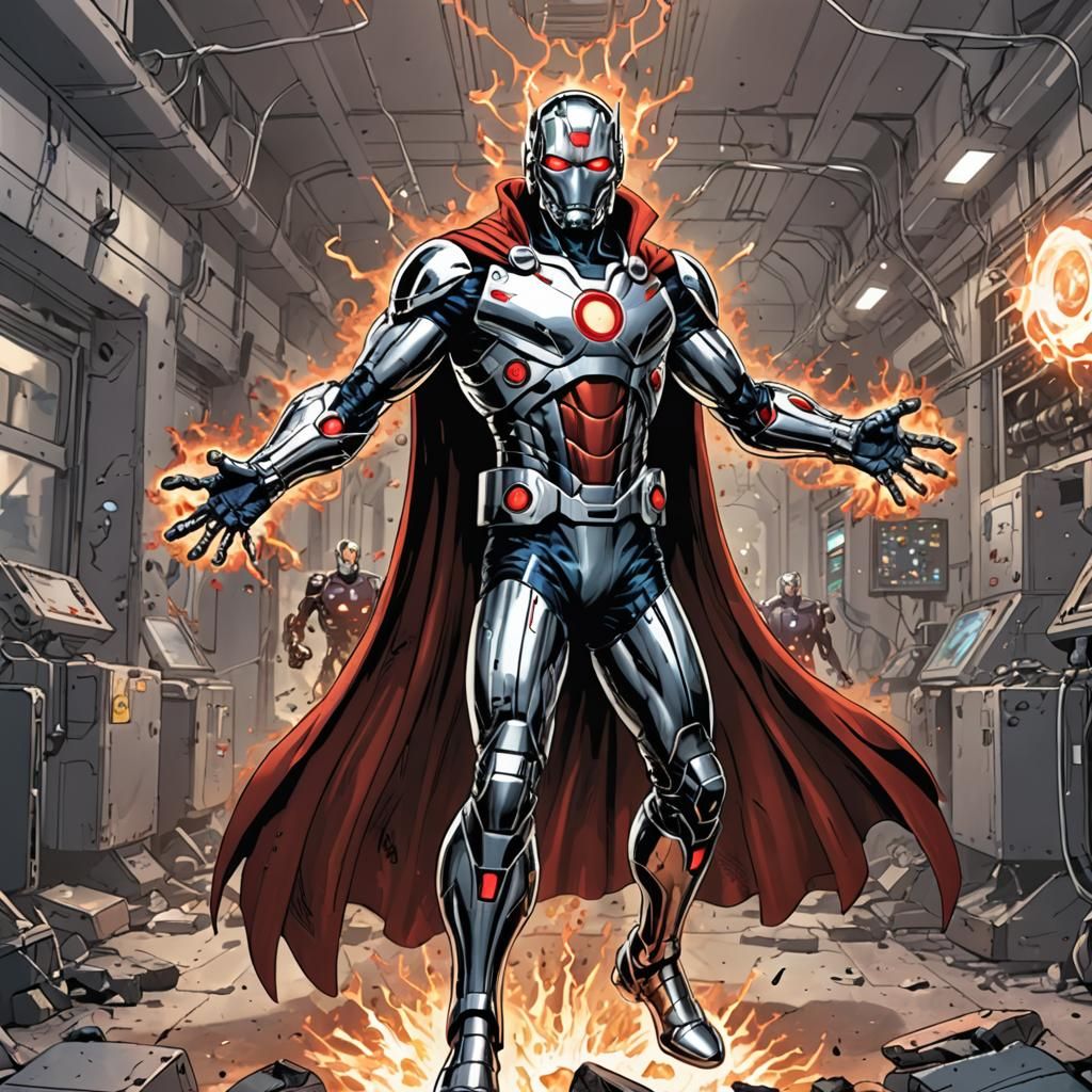 Magneto Ultron - AI Generated Artwork - NightCafe Creator