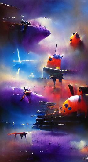 Intergalactic War by John Harris - AI Generated Artwork - NightCafe Creator