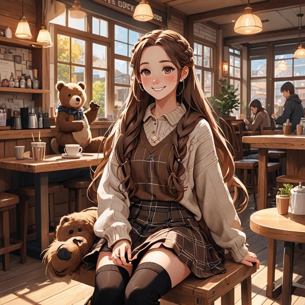 Coffeeshop encounter - AI Generated Artwork - NightCafe Creator