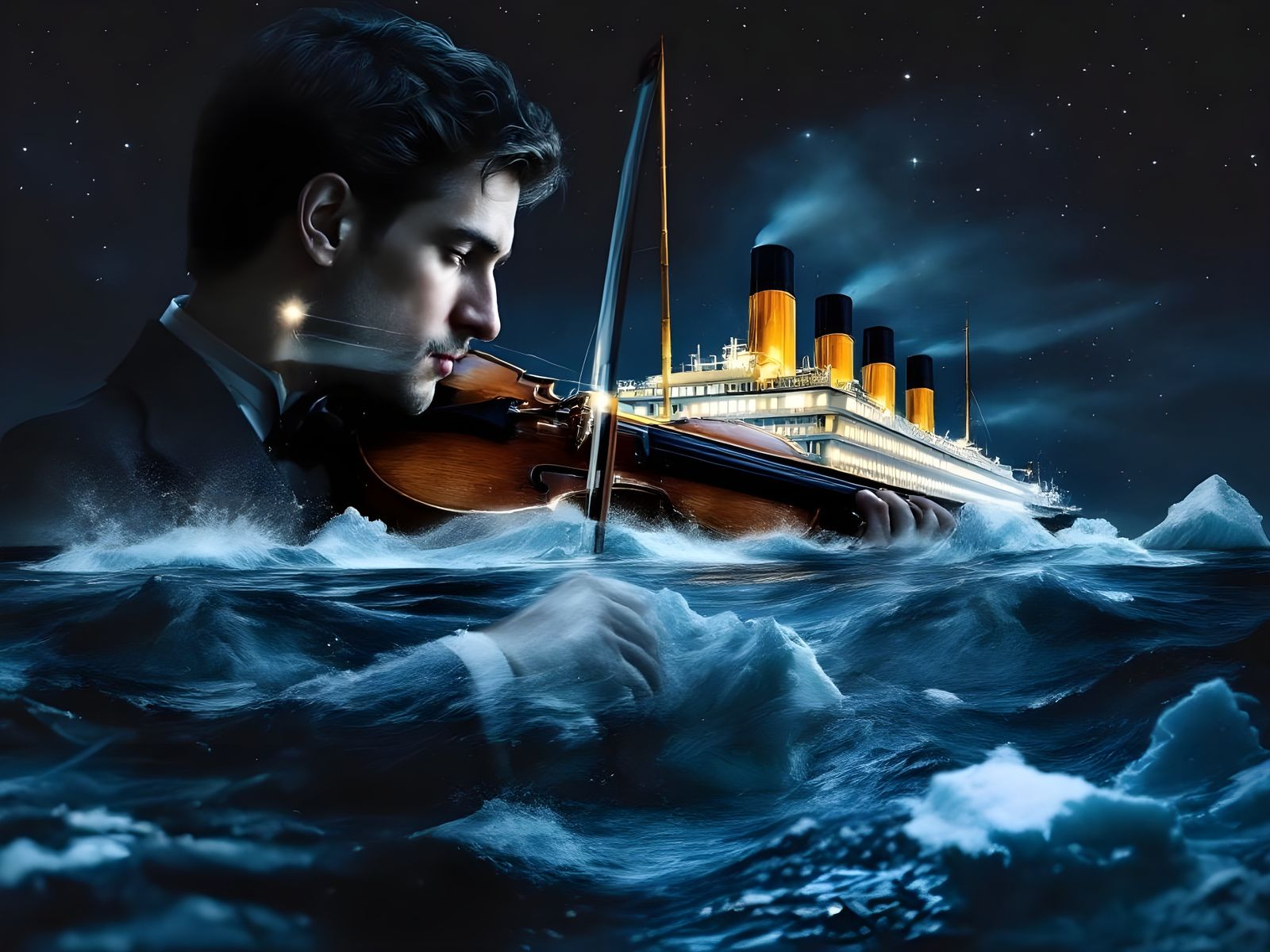 Wallace Hartley -Titanic Bandmaster - And the band played on!