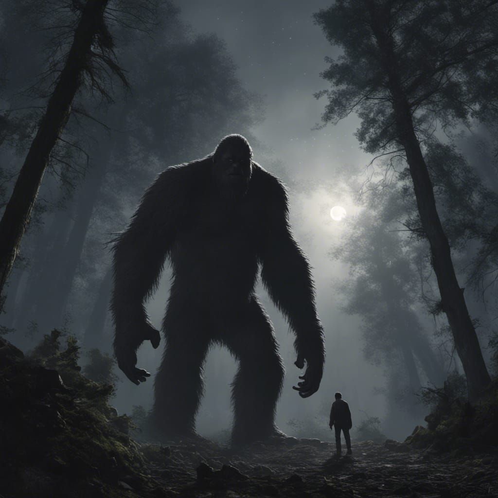 Bigfoot - AI Generated Artwork - NightCafe Creator