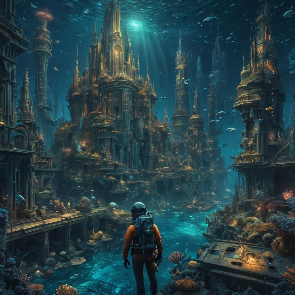 Atlantis I - AI Generated Artwork - NightCafe Creator