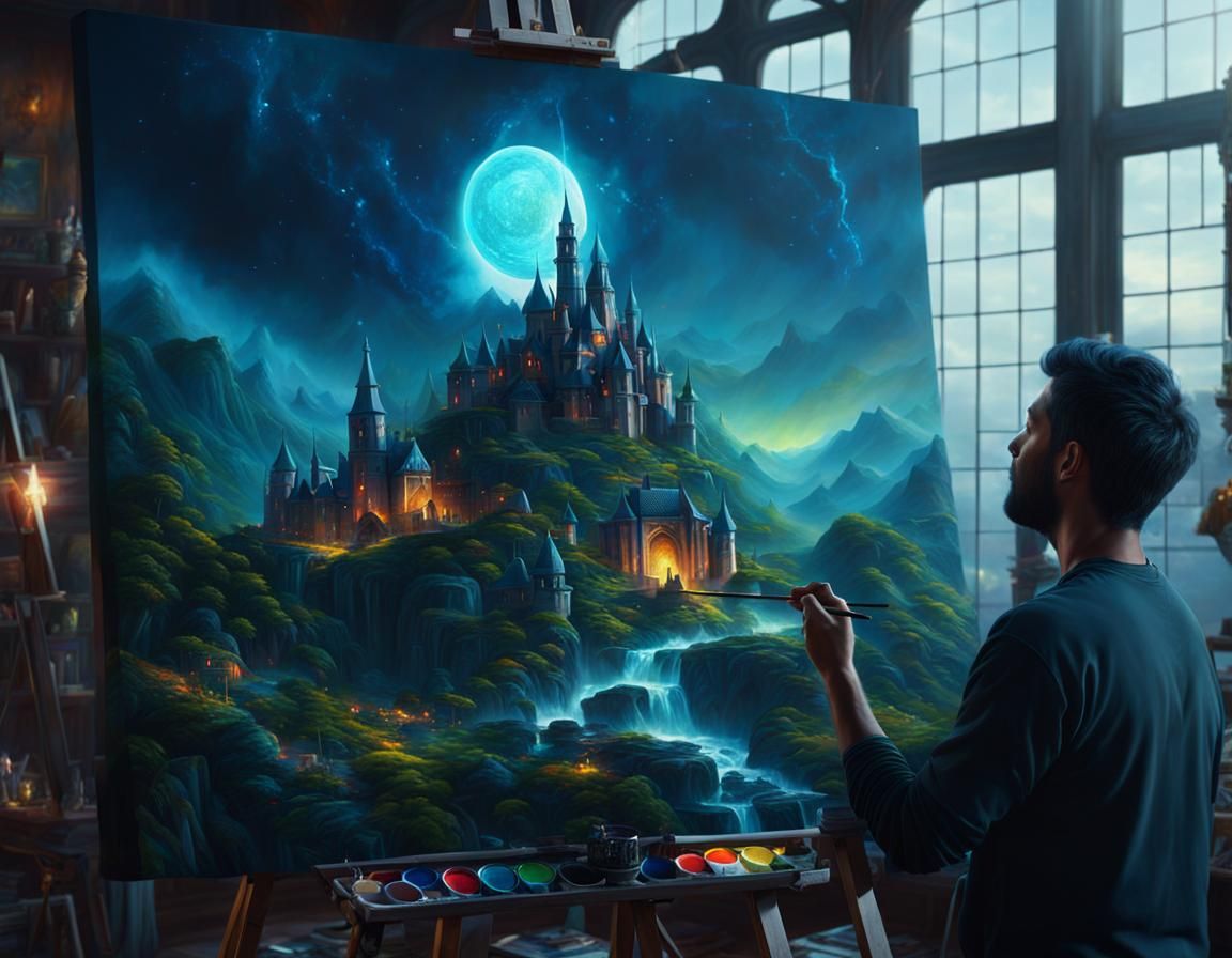 Painting - AI Generated Artwork - NightCafe Creator