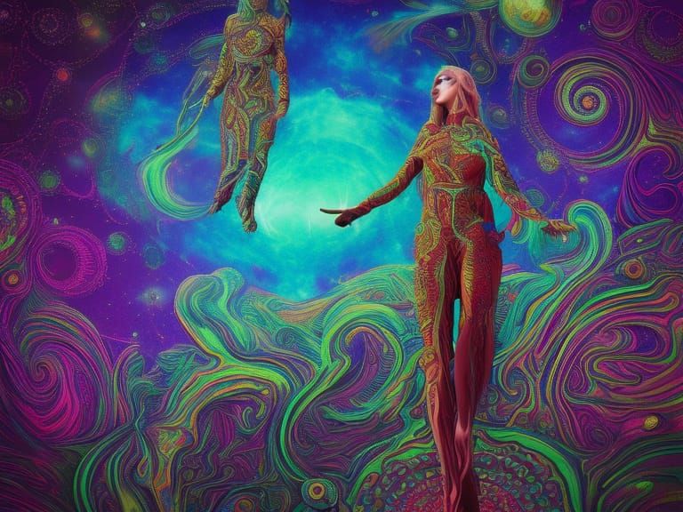 psychedelic wizard - AI Generated Artwork - NightCafe Creator