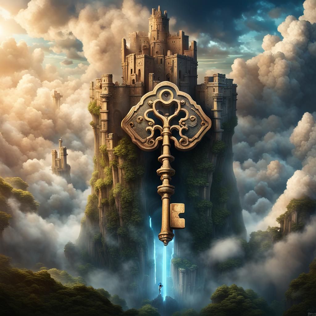 One key to rule them all ⛅️🗝️ - AI Generated Artwork - NightCafe Creator