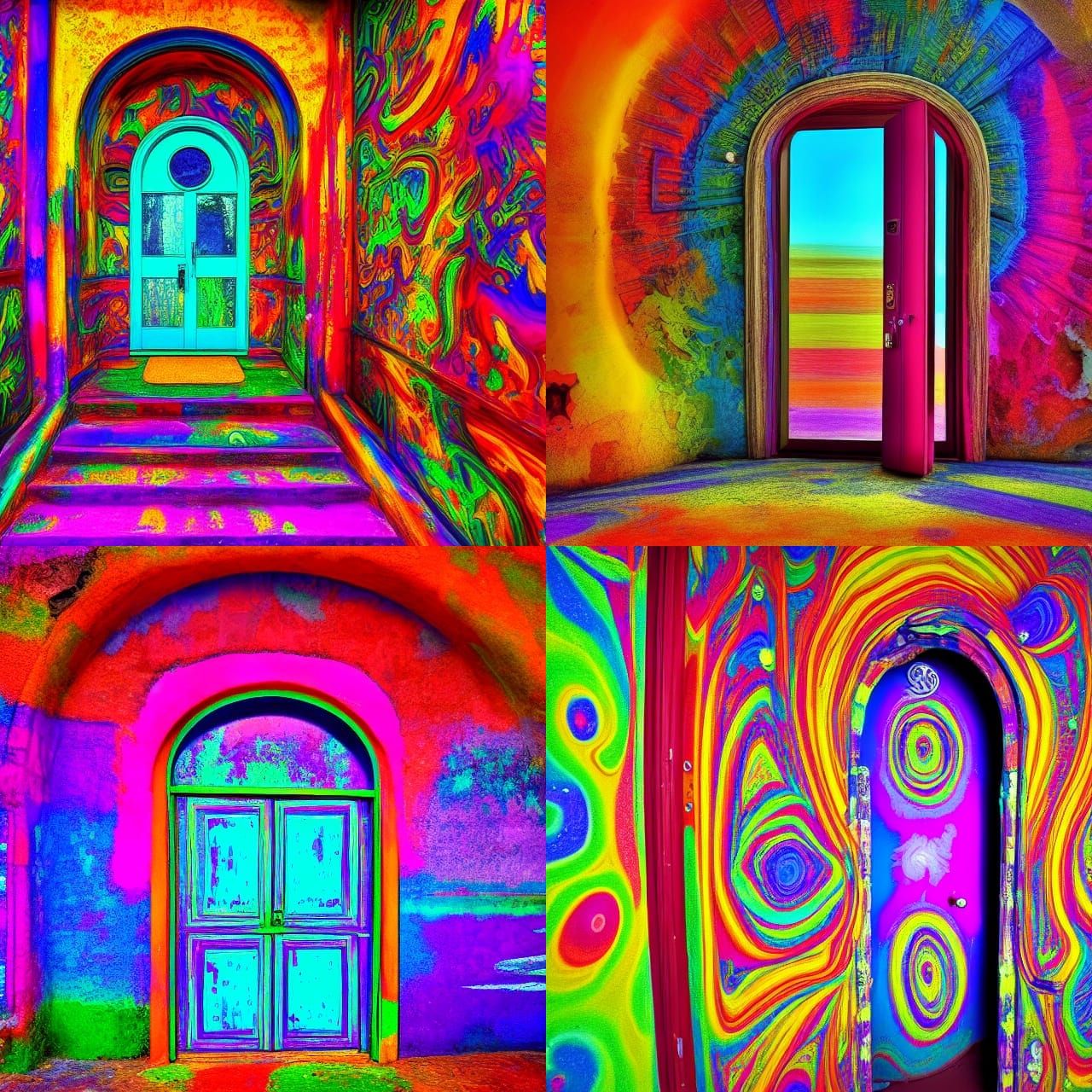trippy doors : r/nightcafe