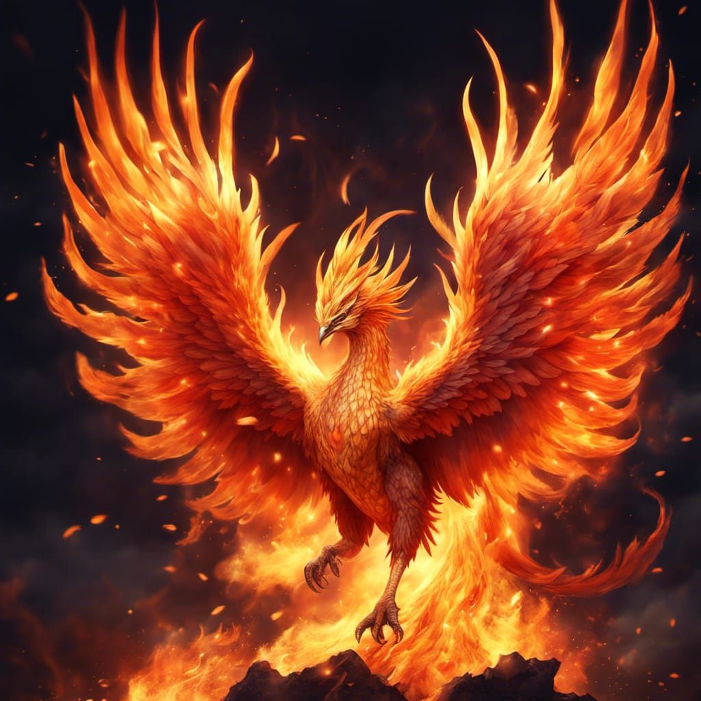 The Phoenix Arise - AI Generated Artwork - NightCafe Creator