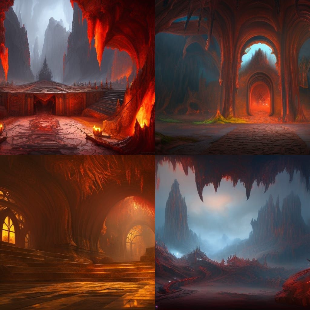 The entrance to Hell - AI Generated Artwork - NightCafe Creator