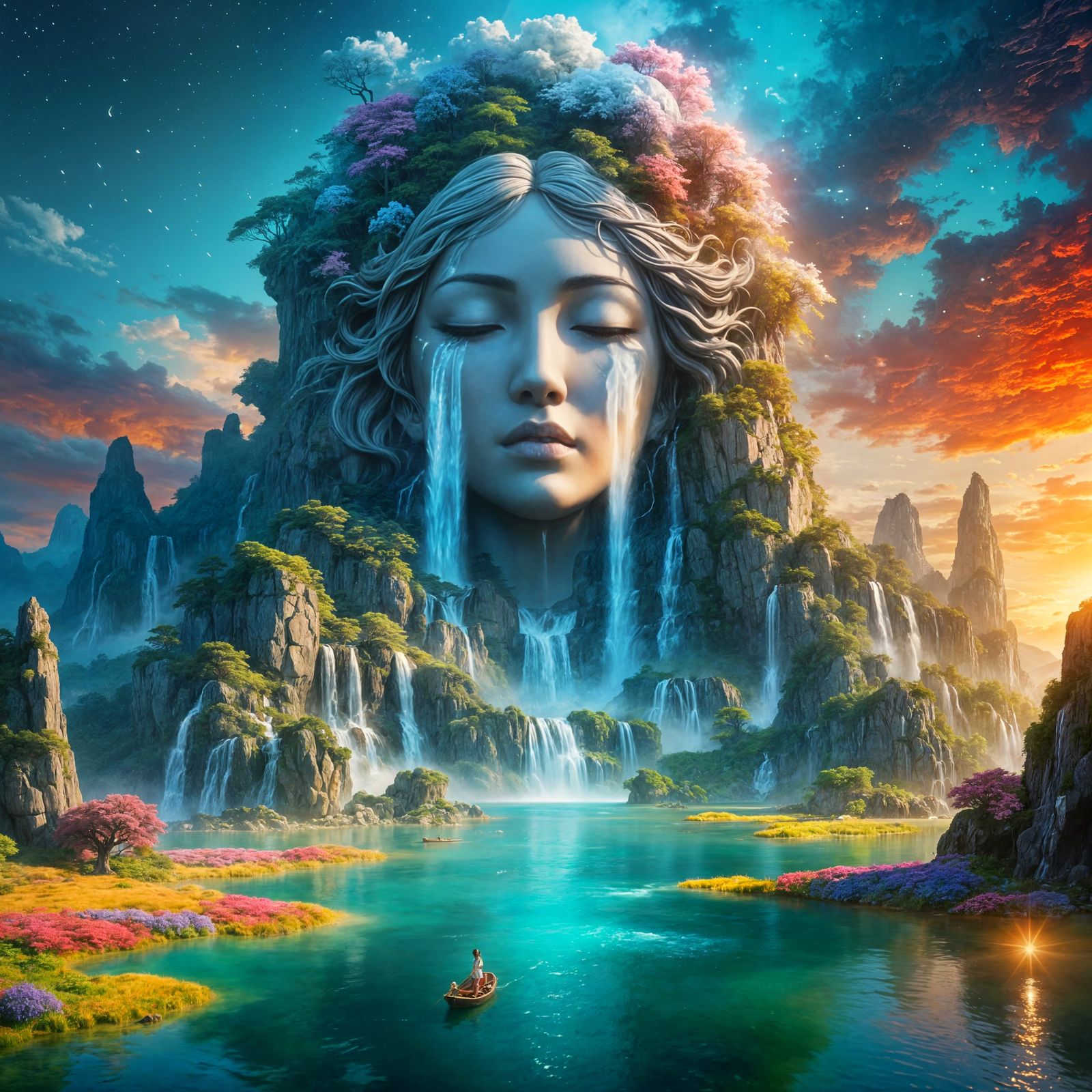 Realm of the Water Goddess - Japanese Water Goddess Slumbers...