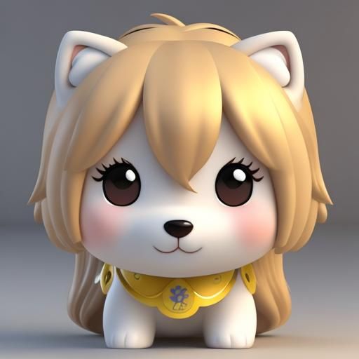 kawaii, Libra cartoon, 3d - AI Generated Artwork - NightCafe Creator