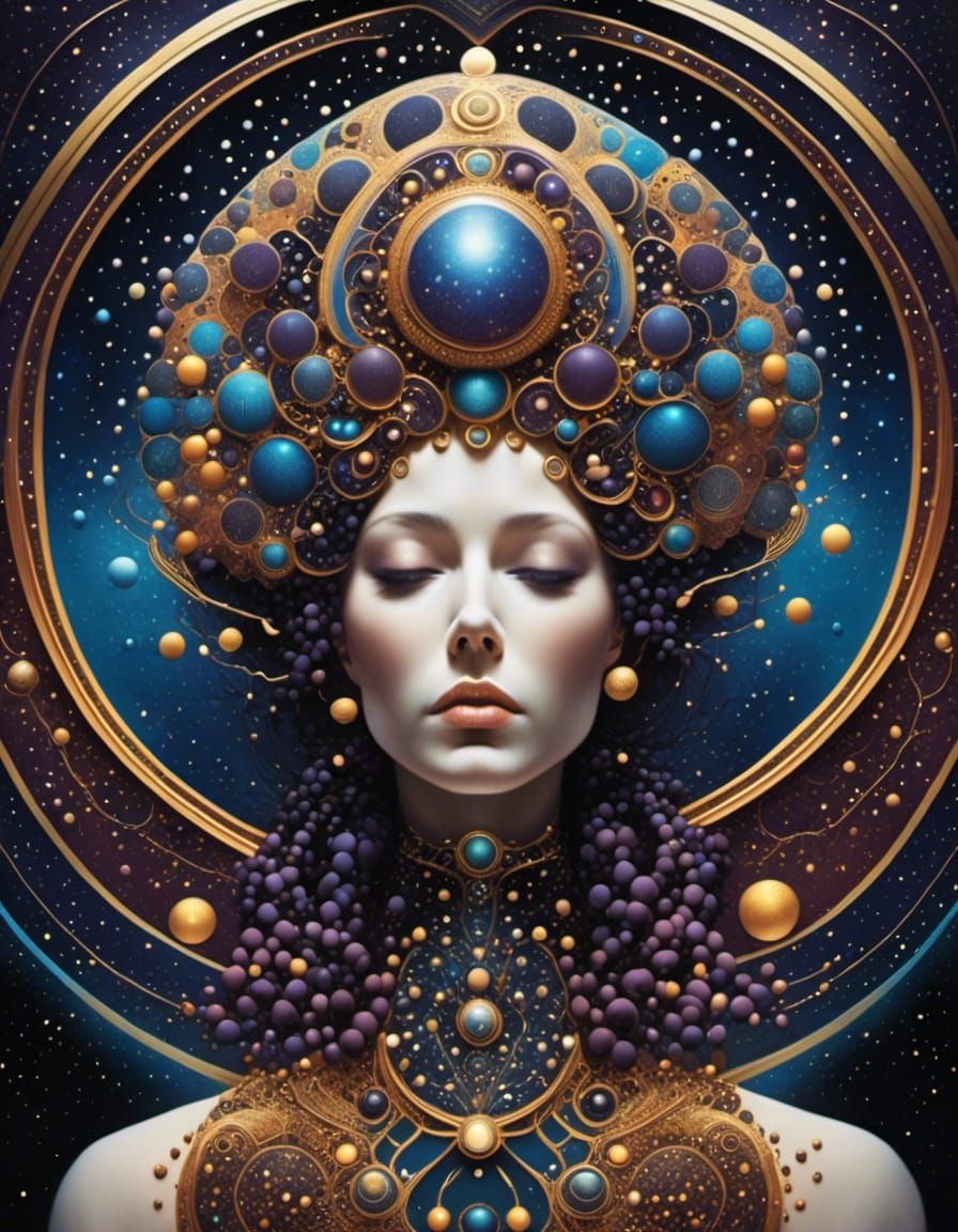 Geometric Galaxy 13 - AI Generated Artwork - NightCafe Creator