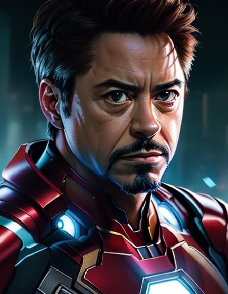 Tony Stark - AI Generated Artwork - NightCafe Creator