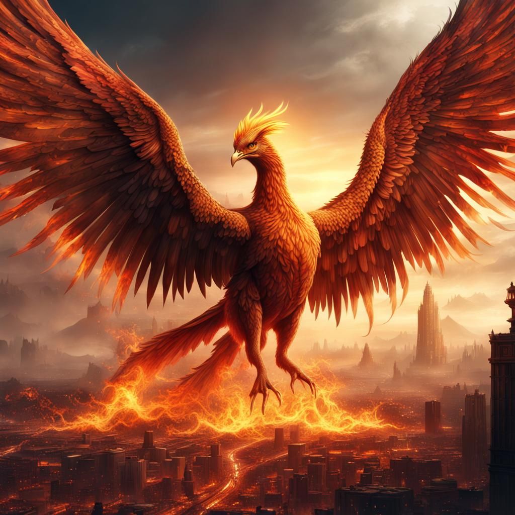 Phoenix - AI Generated Artwork - NightCafe Creator