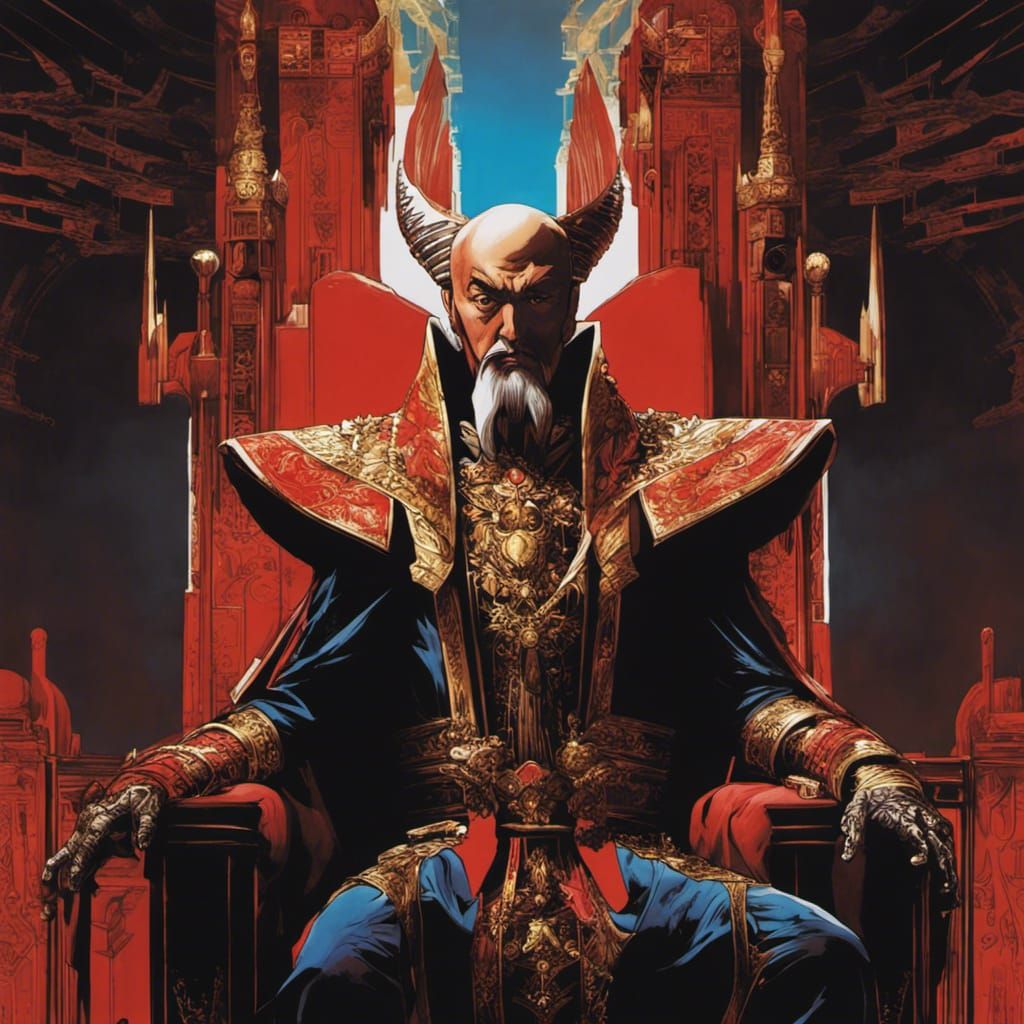 Emperor Ming the Merciless - AI Generated Artwork - NightCafe Creator