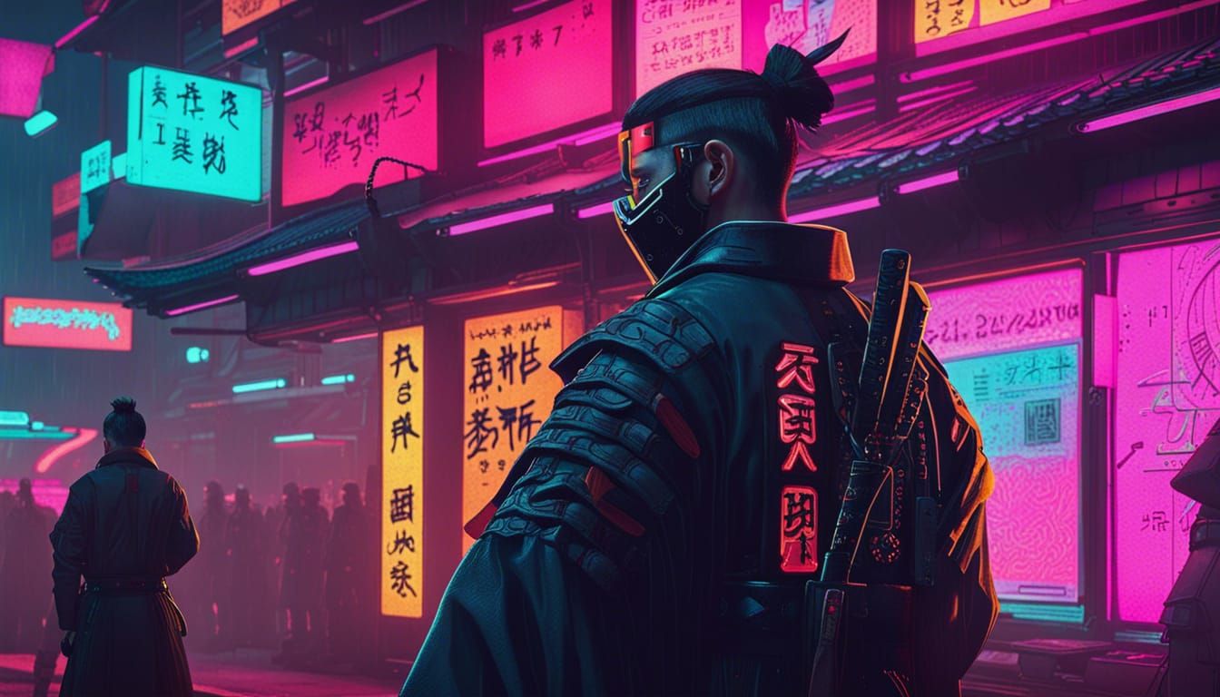 The Cyber Ronin: A Futuristic Tale of the Samurai - AI Generated ...
