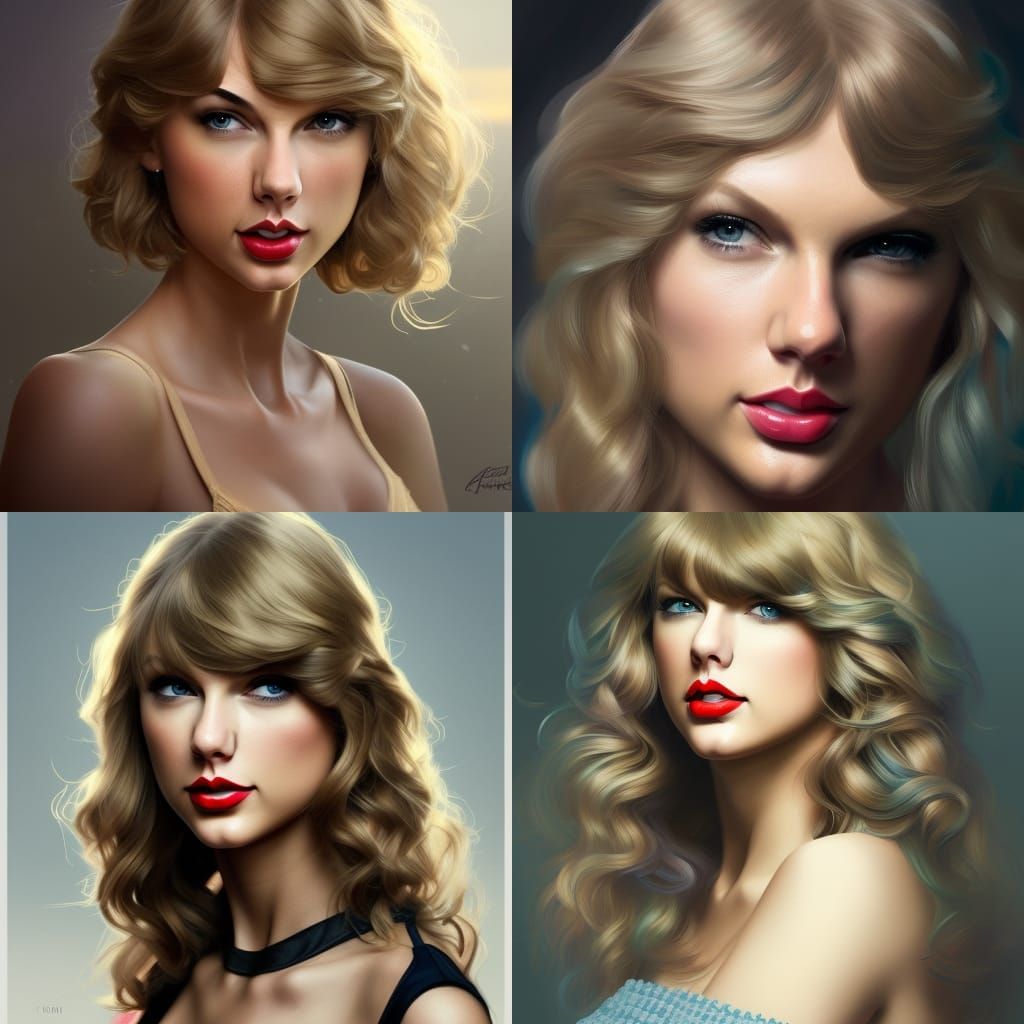 Taylor Swift Celebrity - AI Generated Artwork - NightCafe Creator