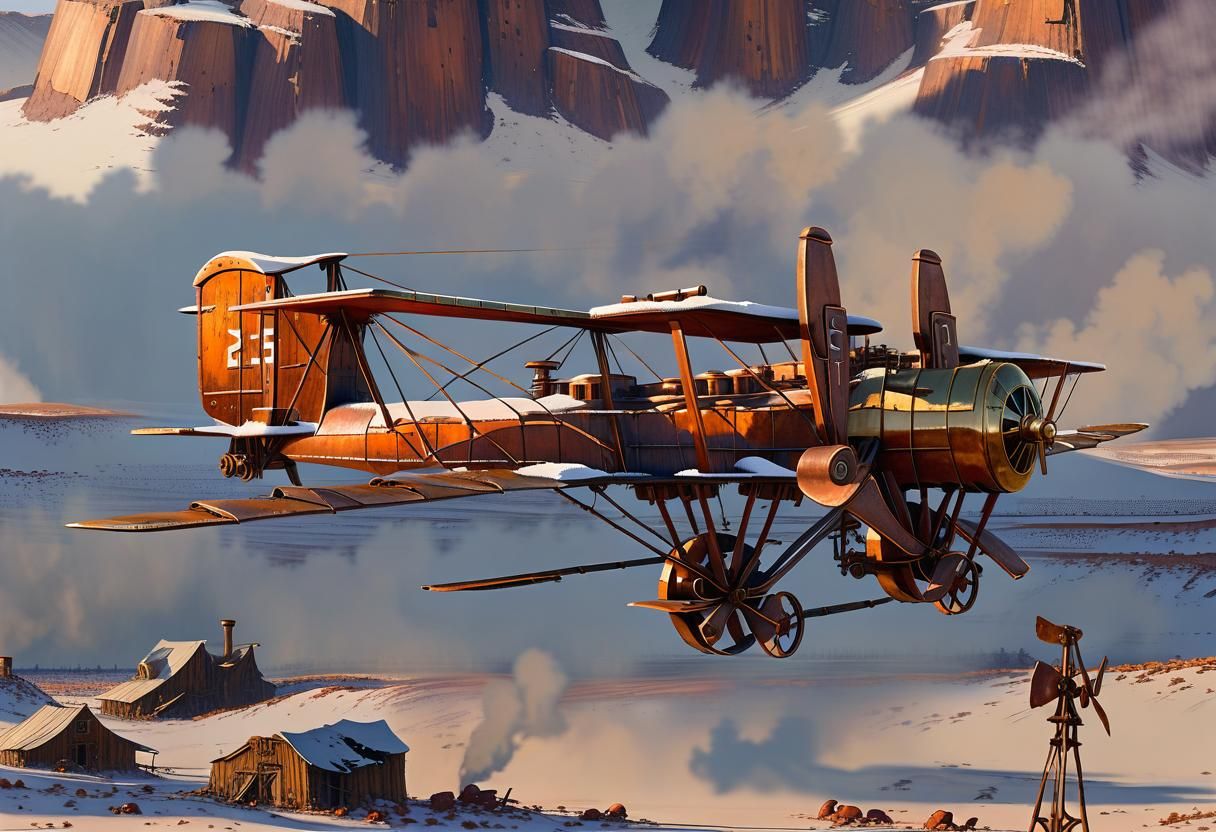 observer plane with ears folded up (can hear gras growing)