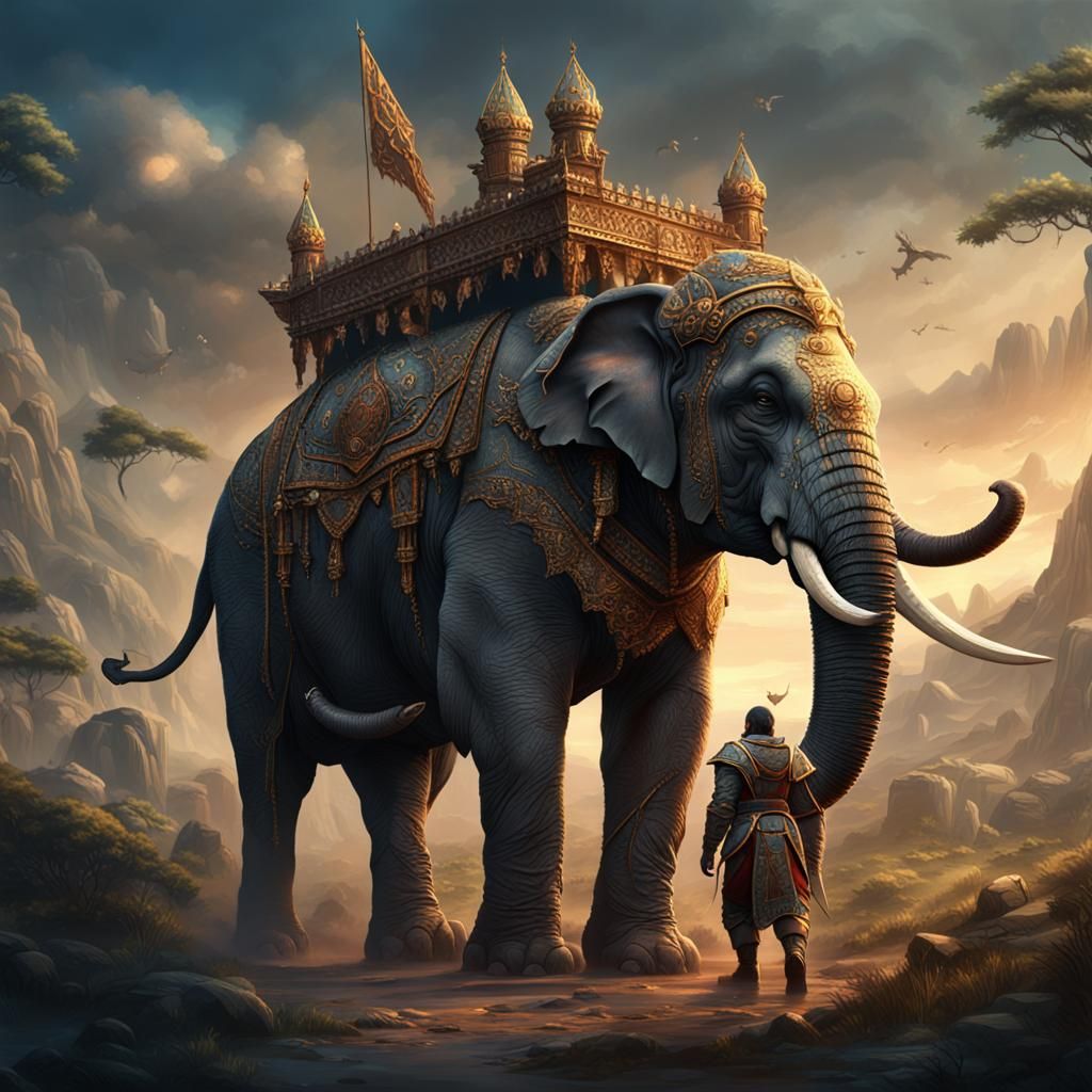 Elephantus Gigantus. - AI Generated Artwork - NightCafe Creator