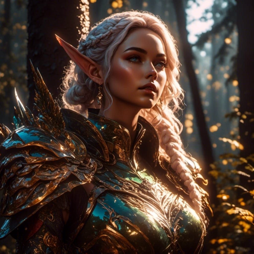 elven woman - AI Generated Artwork - NightCafe Creator