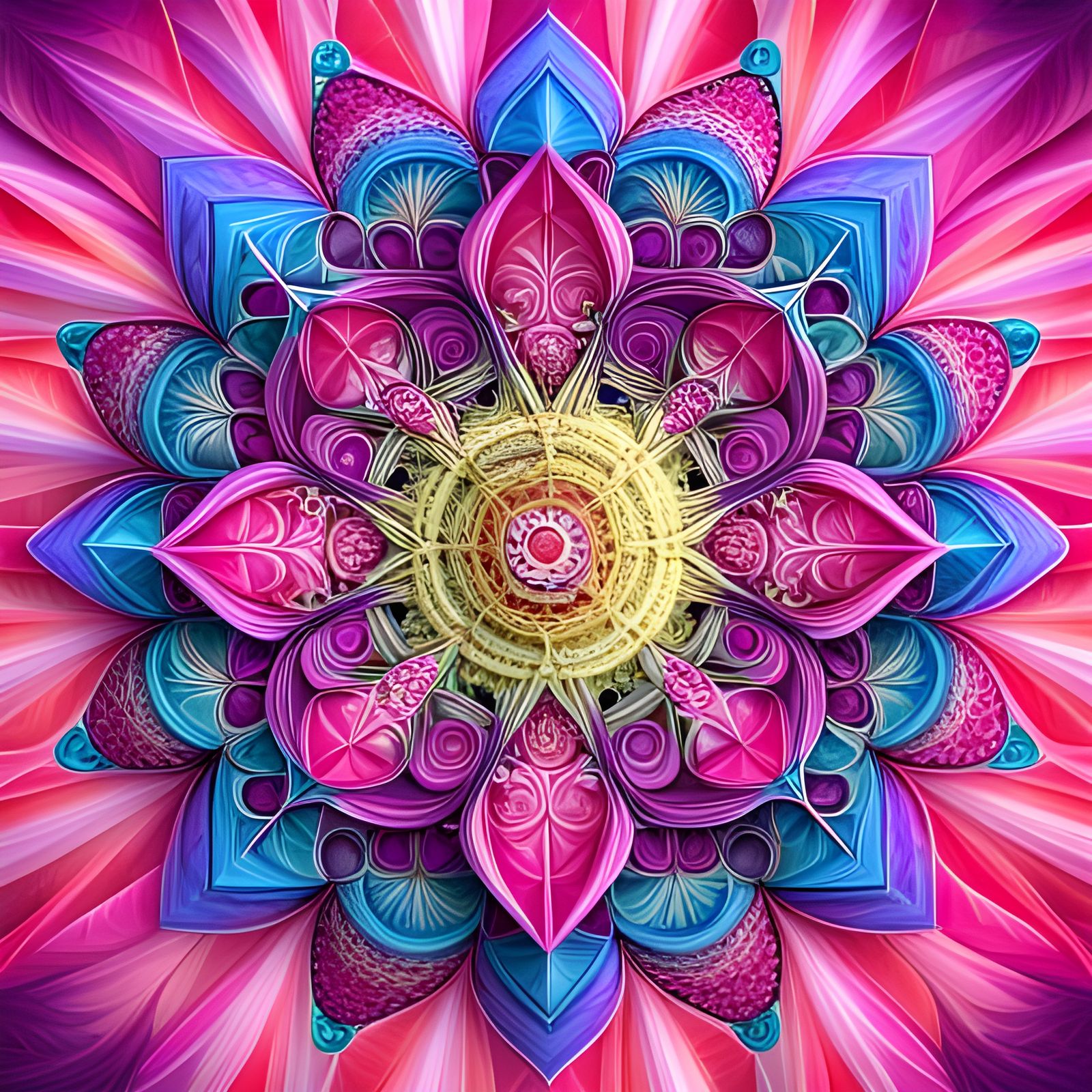 Princess Mandala - AI Generated Artwork - NightCafe Creator