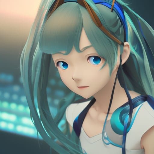 infinity miku module - AI Generated Artwork - NightCafe Creator