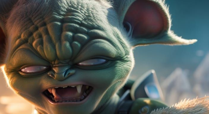 Zombie Yoda - AI Generated Artwork - NightCafe Creator