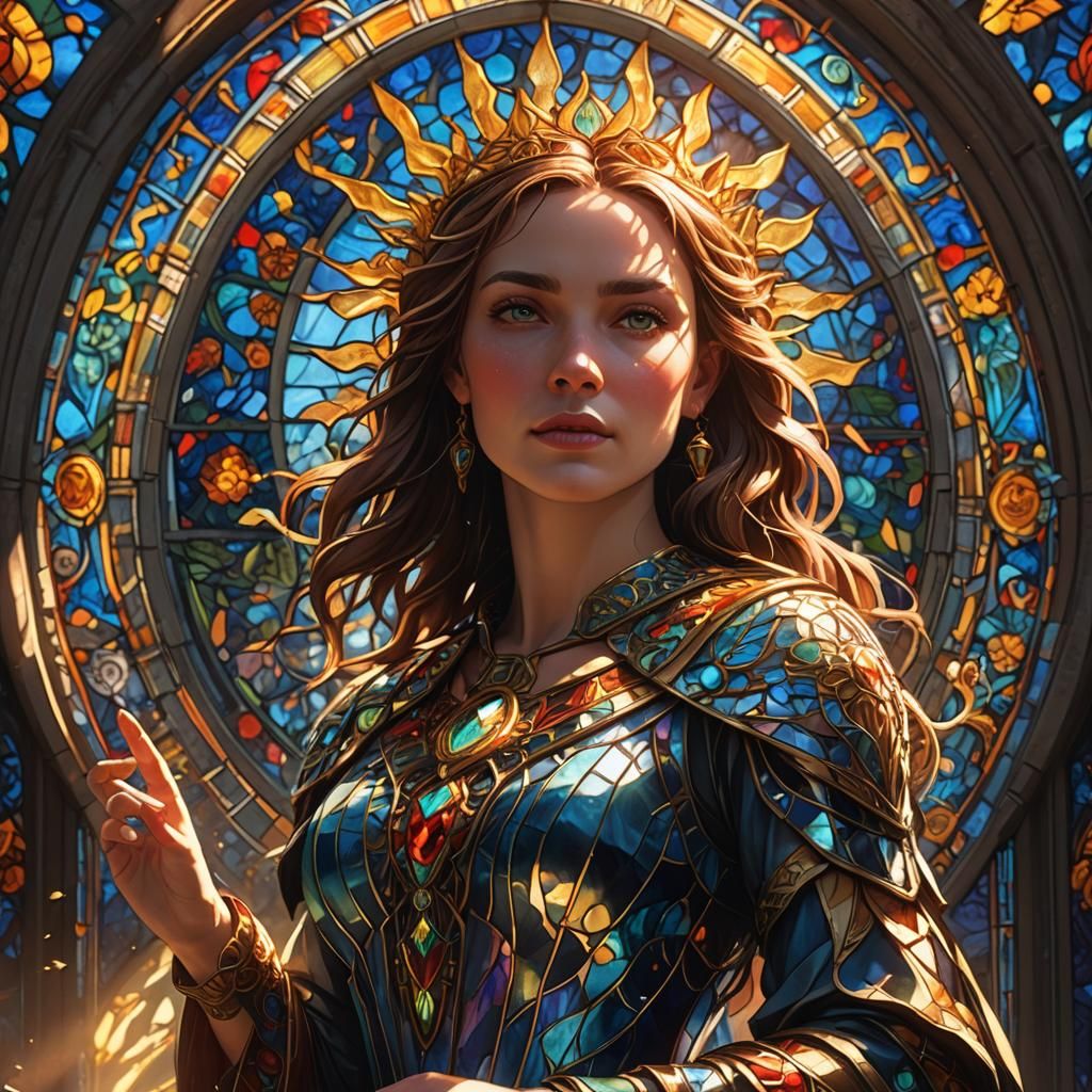 Stained glass - AI Generated Artwork - NightCafe Creator