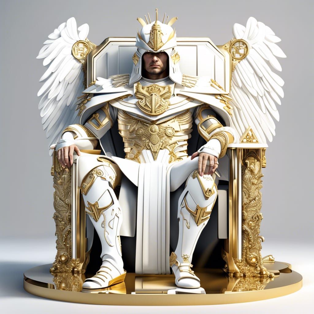 Highly detailed futuristic Intergalactic Roman Empire Emperor, clothing ...
