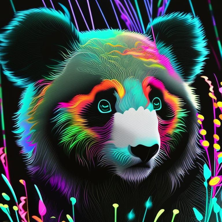 Beautiful Panda Bear - AI Generated Artwork - NightCafe Creator
