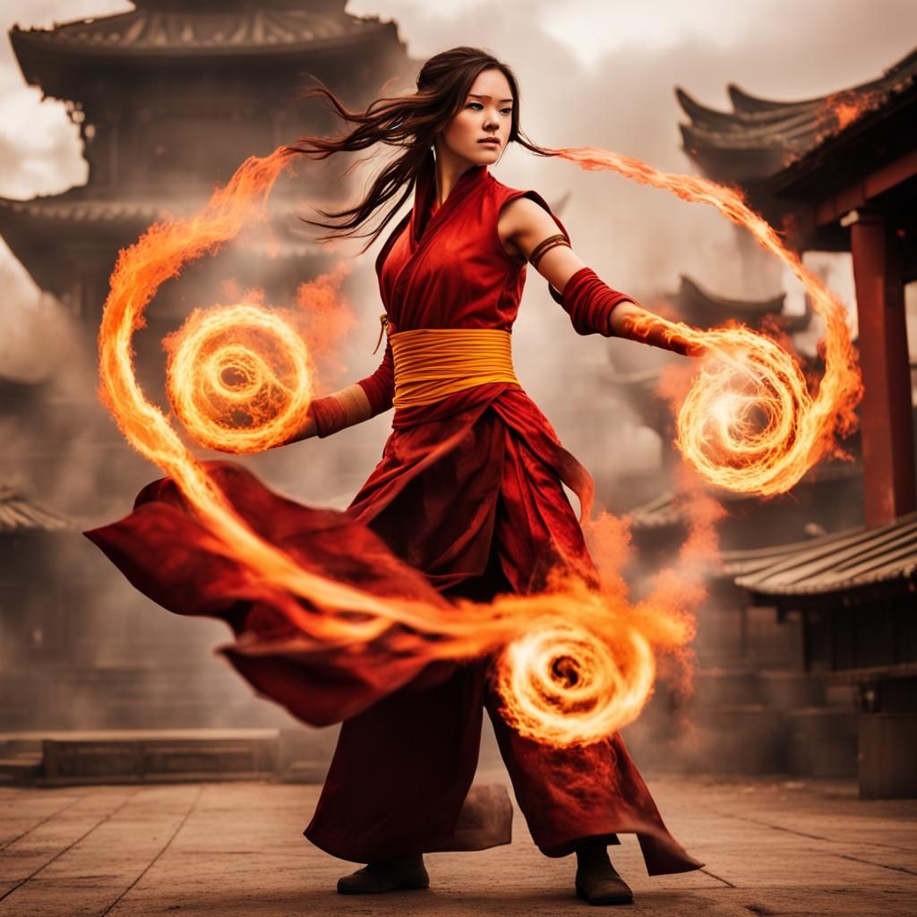Firebender - AI Generated Artwork - NightCafe Creator