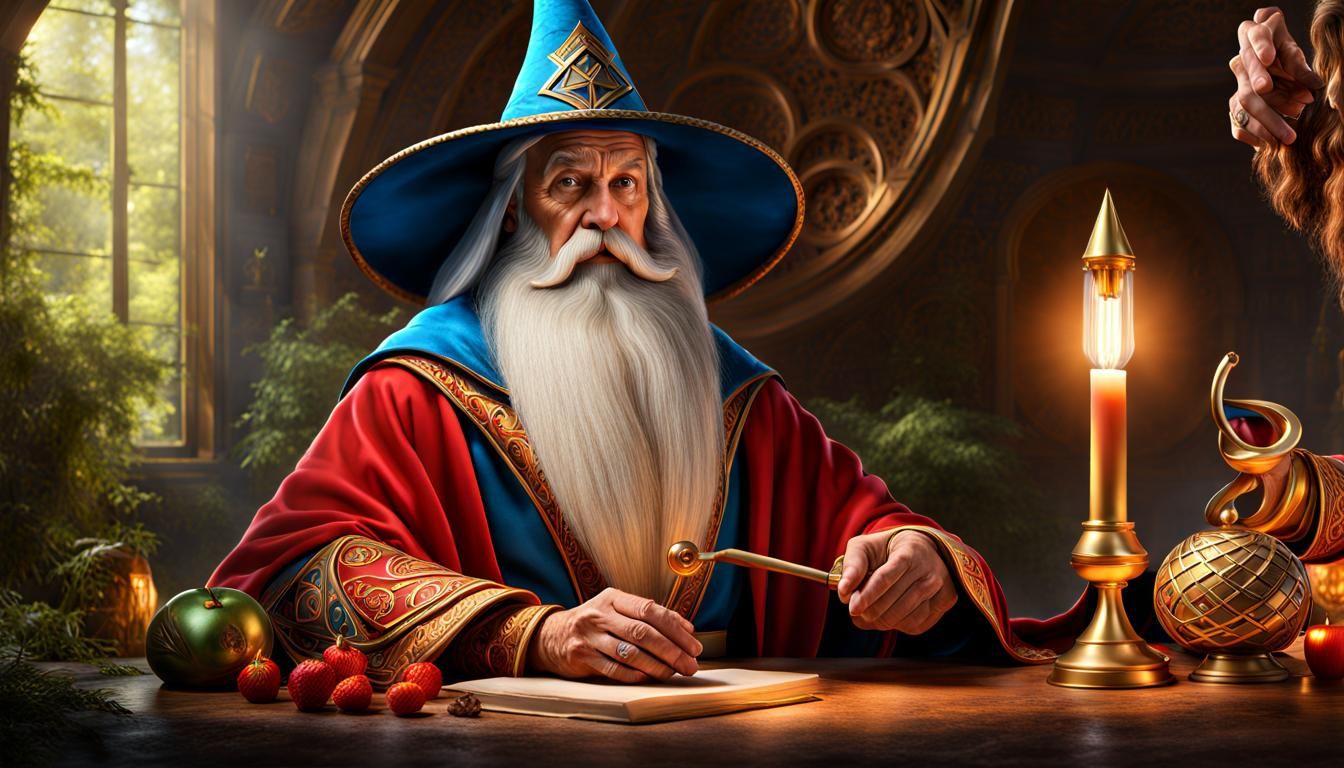 A Modern Wizard - AI Generated Artwork - NightCafe Creator