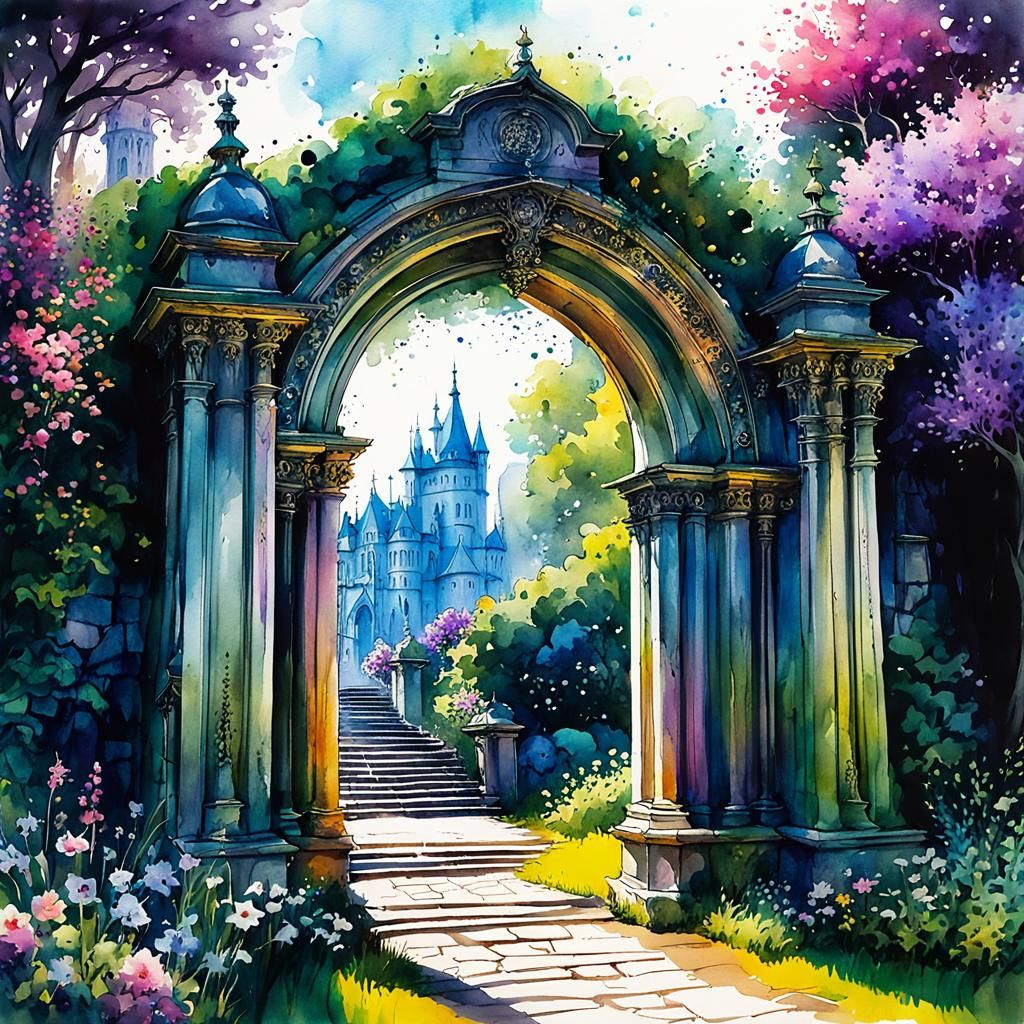 Epic entrance - AI Generated Artwork - NightCafe Creator