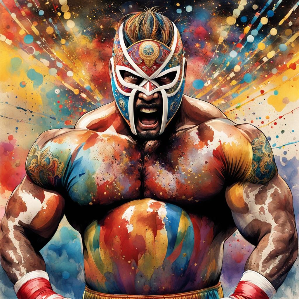 Wrestler - AI Generated Artwork - NightCafe Creator