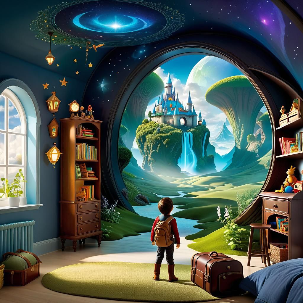 Childhood Fantasy - AI Generated Artwork - NightCafe Creator