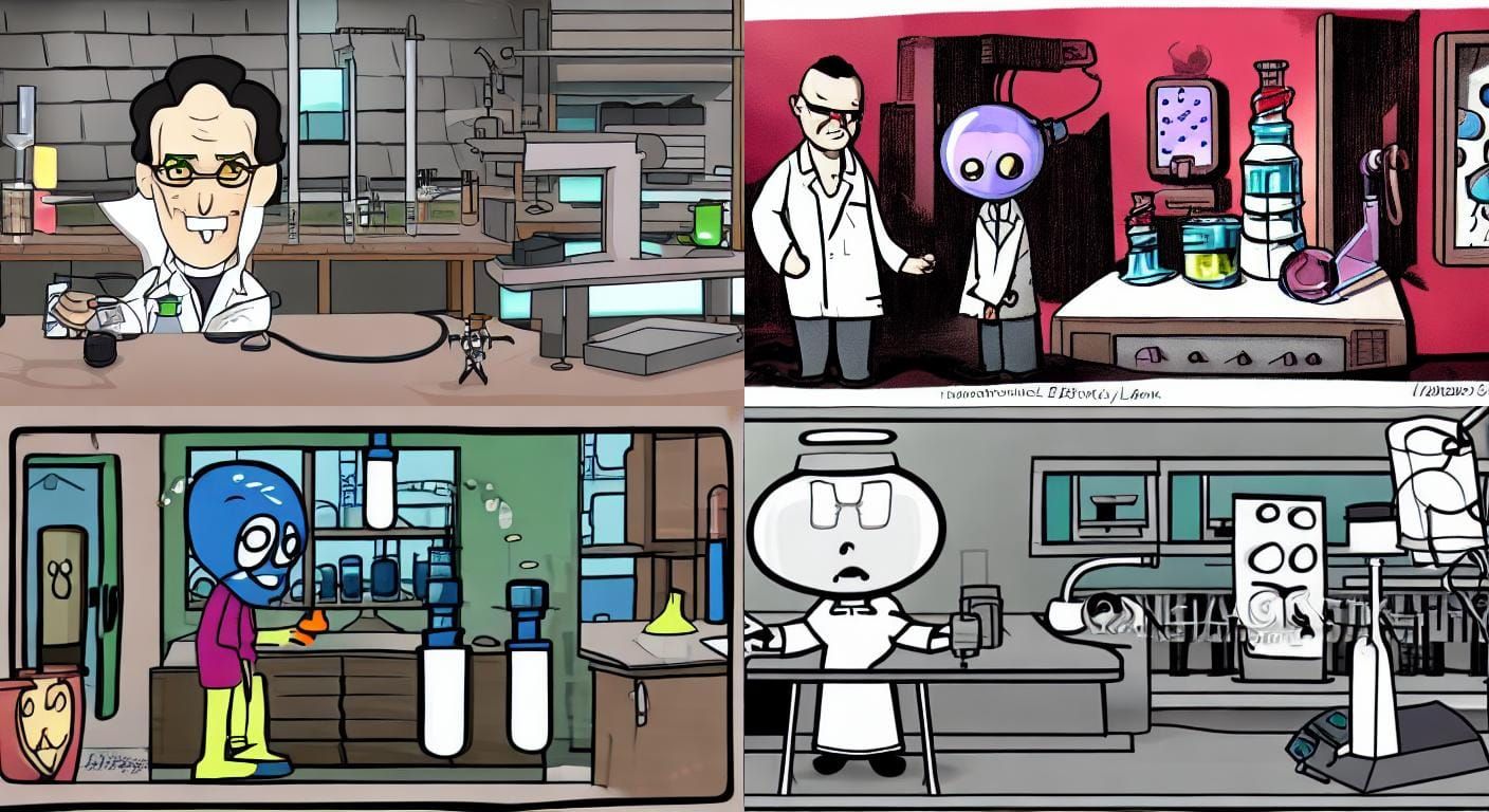 EVIL SCIENTIST LABORATORY - AI Generated Artwork - NightCafe Creator