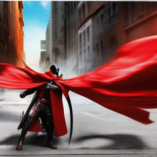 Spawn Cape Action - AI Generated Artwork - NightCafe Creator