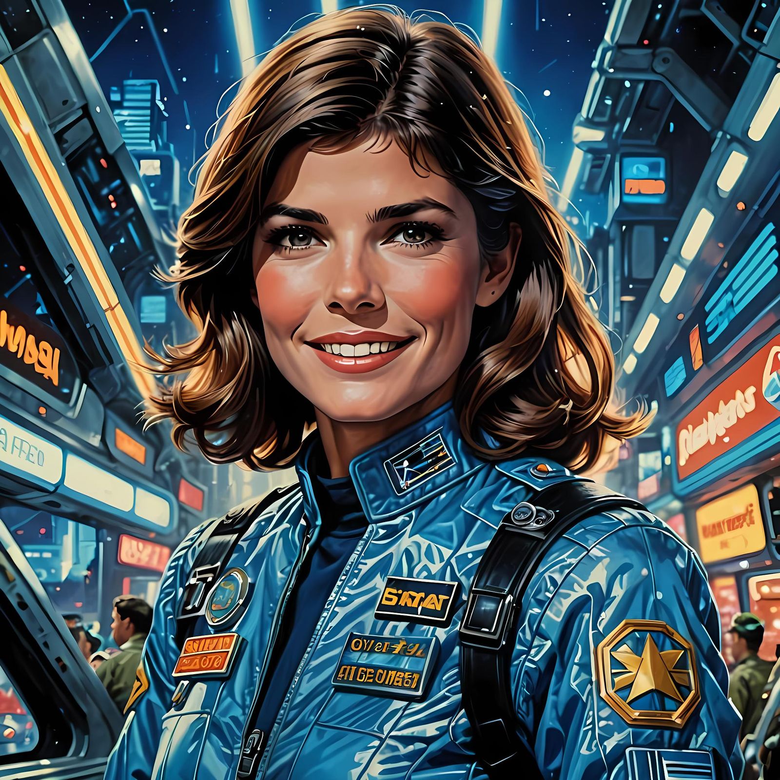 Katharine, Comms Commander 🩵 🎨 v2 - AI Generated Artwork - NightCafe ...