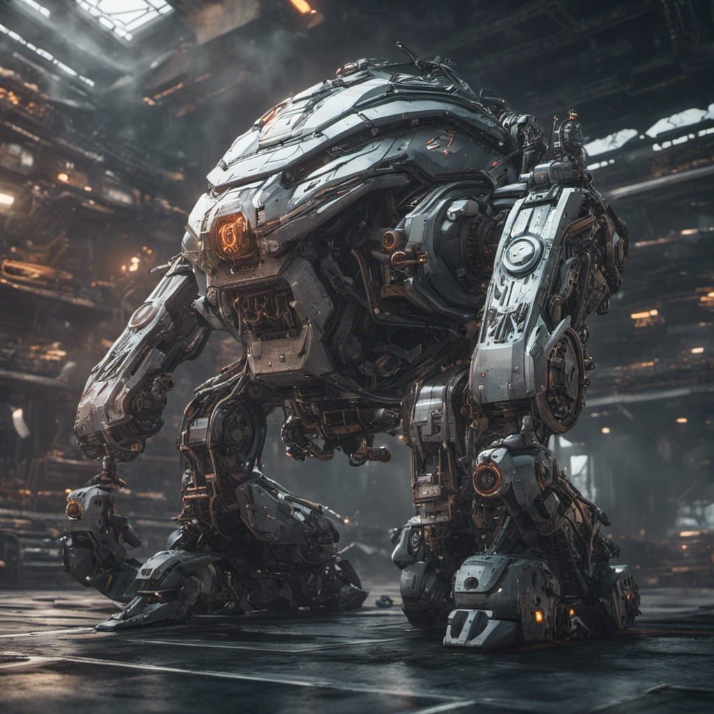 Mech - AI Generated Artwork - NightCafe Creator