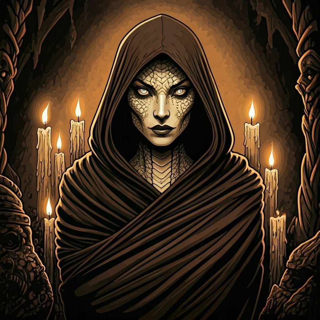 Creepypasta Dara Snake Woman art - Creepypasta Dara Snake Wo...