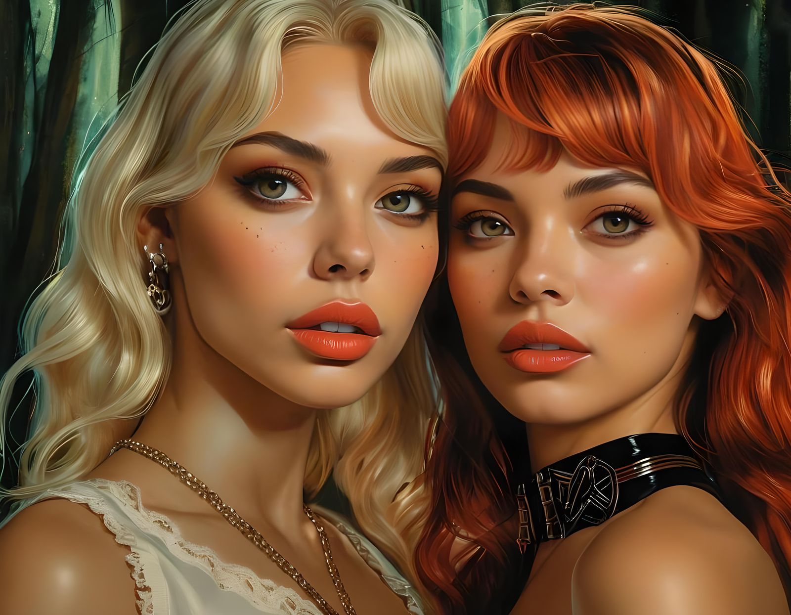 Fayetta and Siofra - AI Generated Artwork - NightCafe Creator